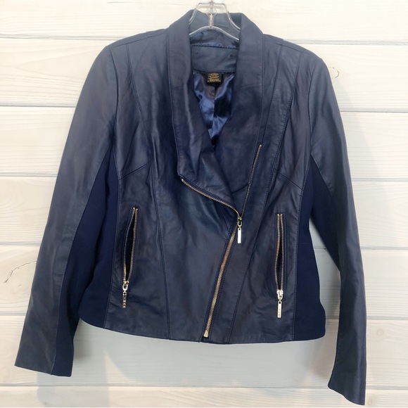 IMAN | Jackets & Coats | Iman 0 Genuine Leather Jacket | Poshmark